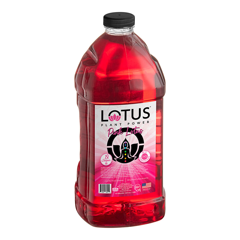 Lotus Plant Power Sugar-Free Pink Lotus 5:1 Energy Concentrate 64 fl ...