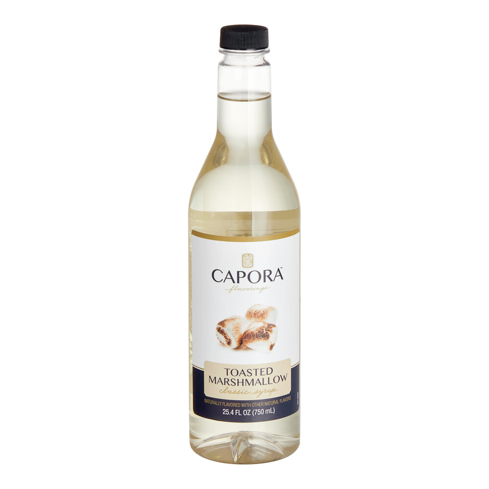 Capora Toasted Marshmallow Flavoring Syrup 750 mL - 6/Case