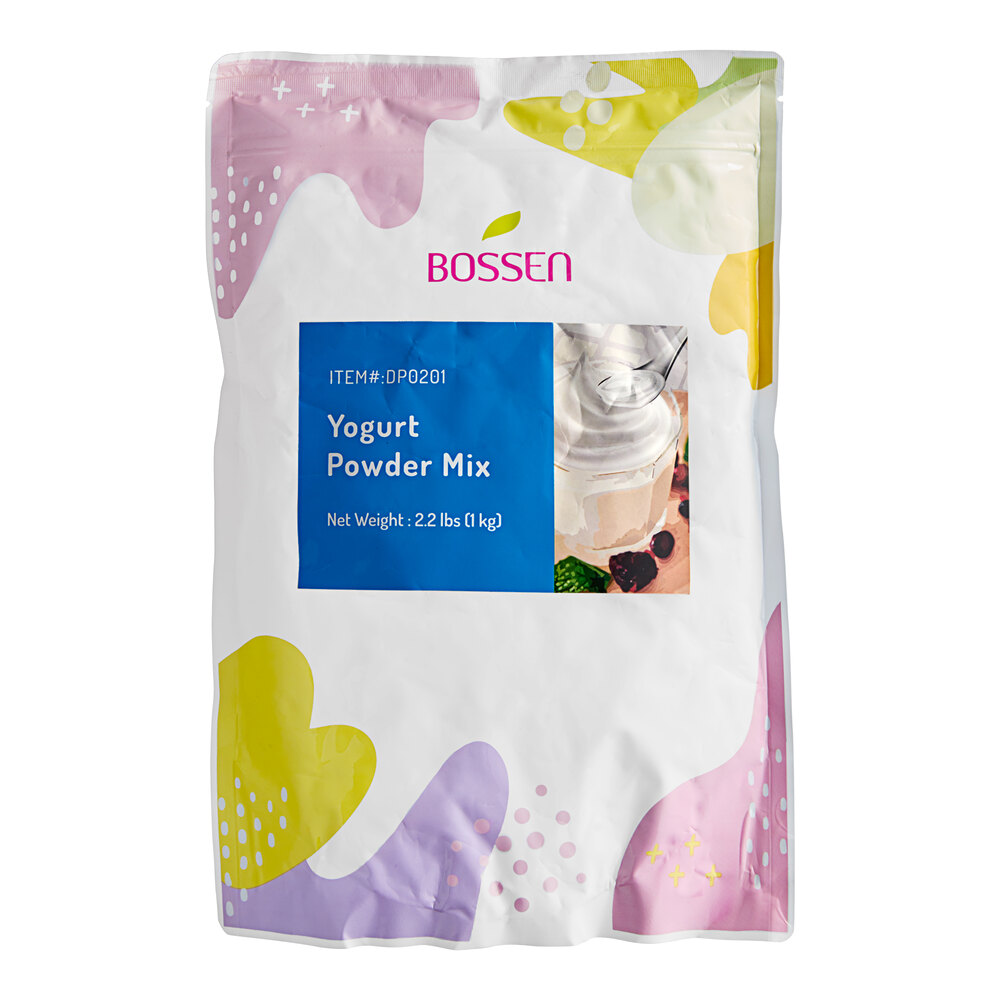 Bossen 2.2 lb. Yogurt Powder Mix - 20/Case