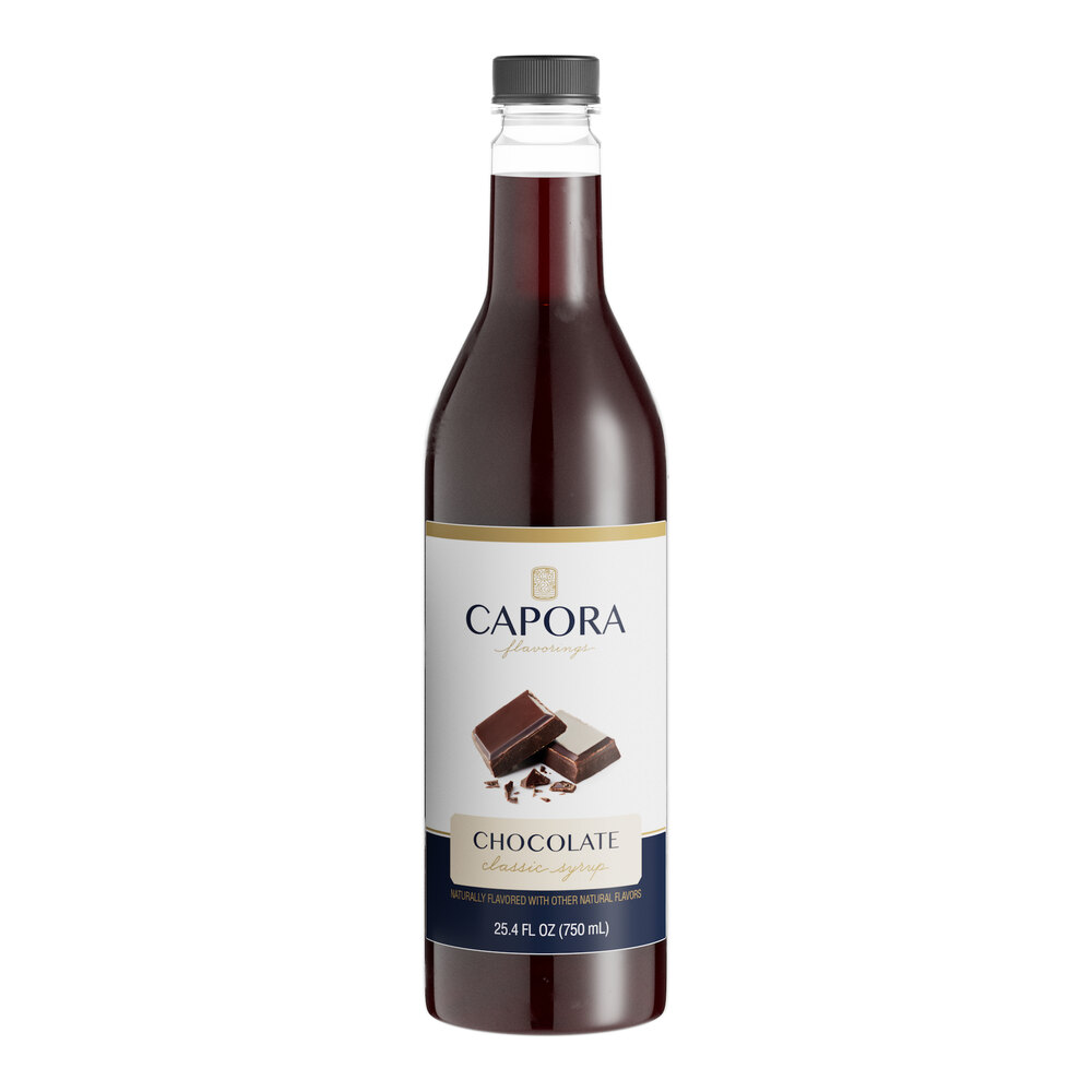 Capora Chocolate Flavoring Syrup 750 mL - 6/Case