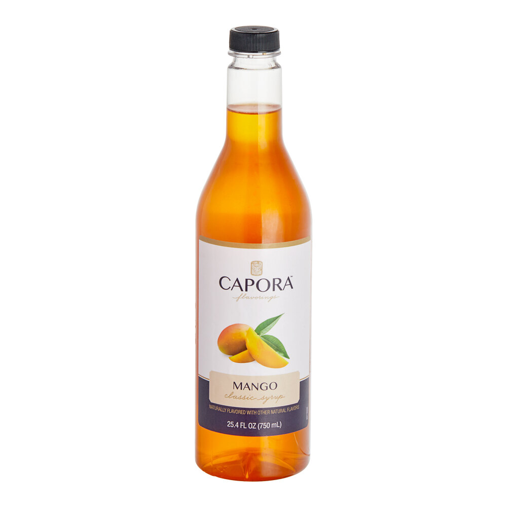 Capora Mango Flavoring Syrup 750 mL - 6/Case