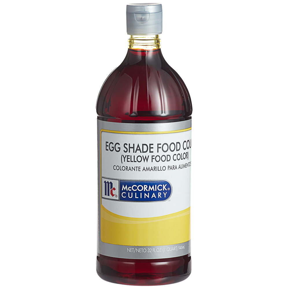 McCormick Culinary 32 fl. oz. Egg Yellow Food Color - 6/Case