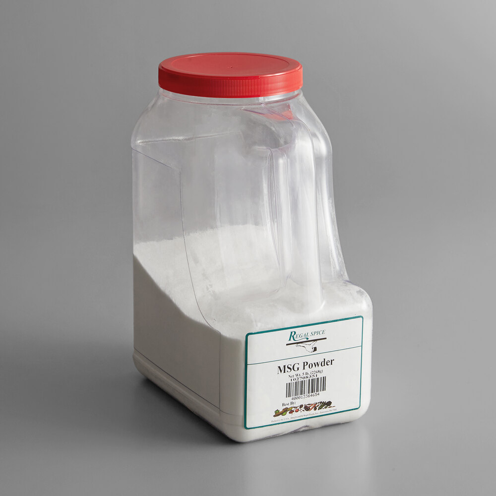 Regal MSG Powder - 5 lb. - 4/Case