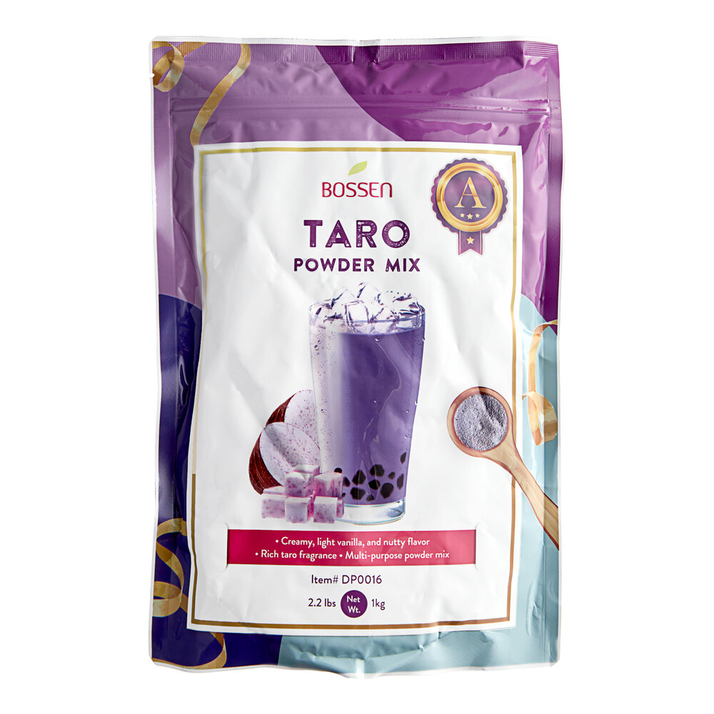 Bossen 2.2 lb. Grade A Taro Powder Mix - 20/Case