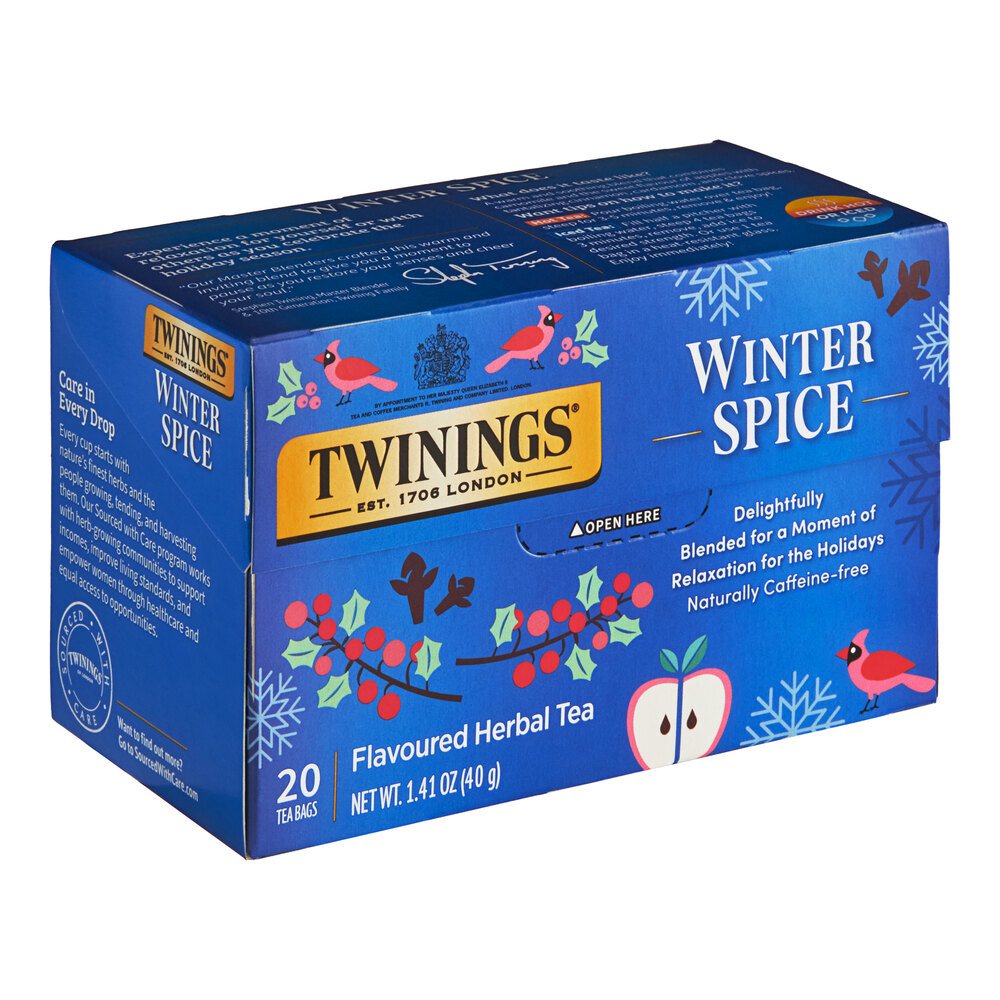 Twinings Winter Spice Herbal Tea Bags - 120/Case