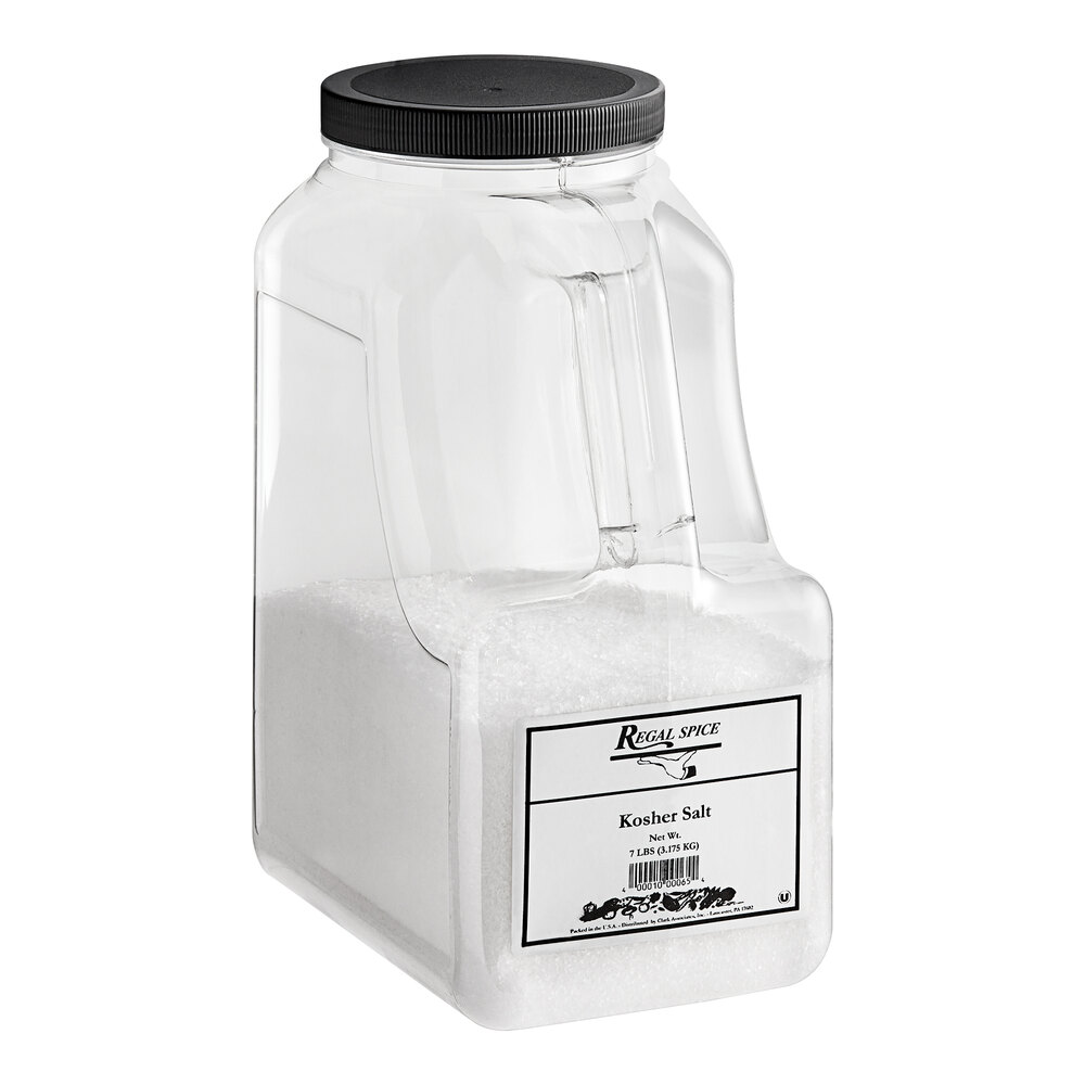 Regal Extra Coarse Kosher Salt - 7 lb. - 4/Case