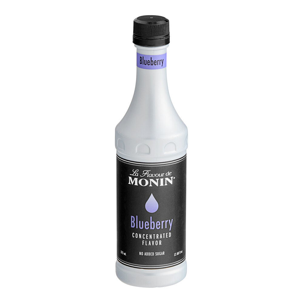 Monin Blueberry Concentrated Flavor 375 mL - 4/Case