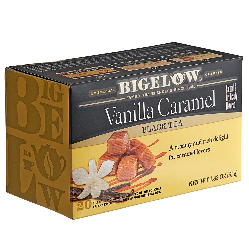 Bigelow Vanilla Caramel Tea Bags - 120/Case