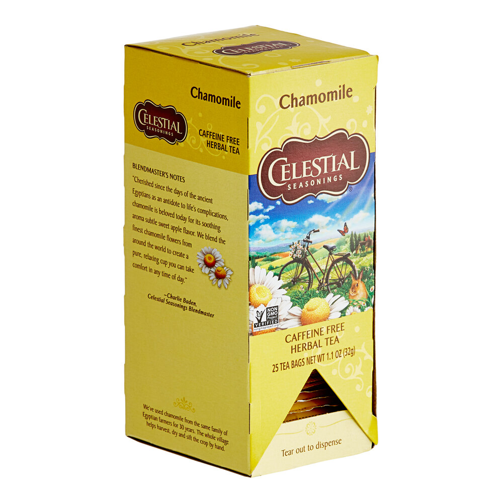 Celestial Seasonings Chamomile Herbal Tea Bags - 150/Case