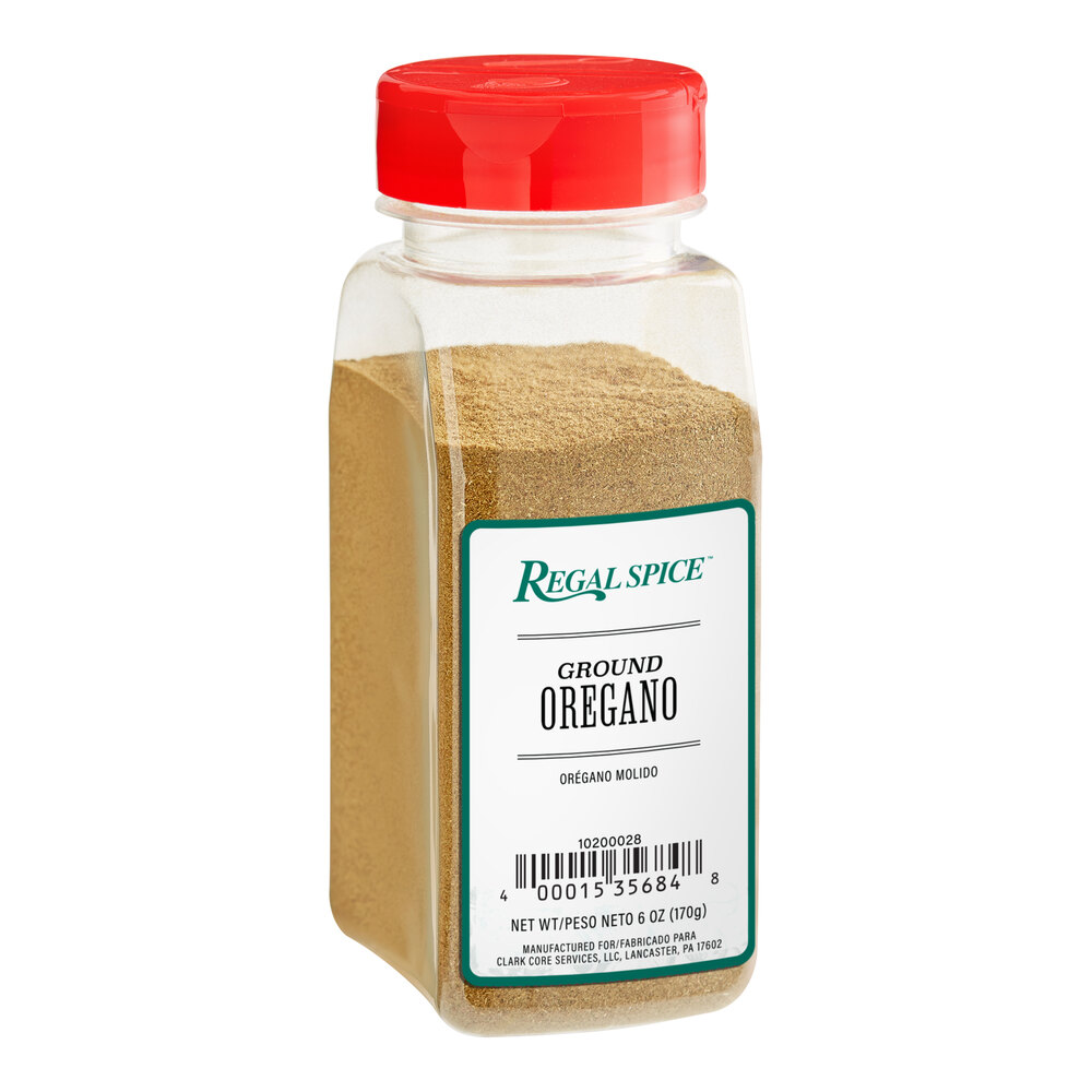 Regal Ground Oregano Leaves - 6 oz. - 12/Case