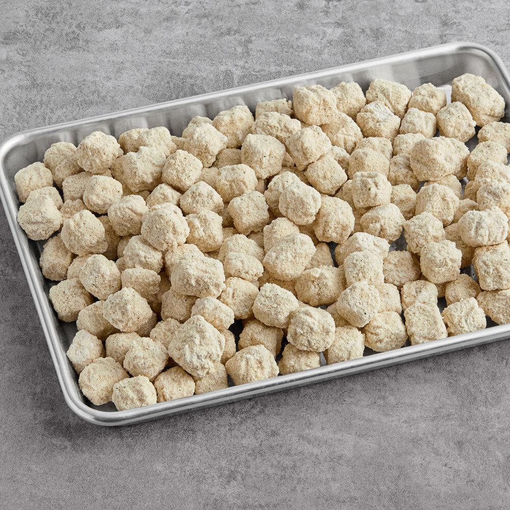 Fred's Breaded Hot Pepper Cheese Cubes 4 lb. - 6/Case
