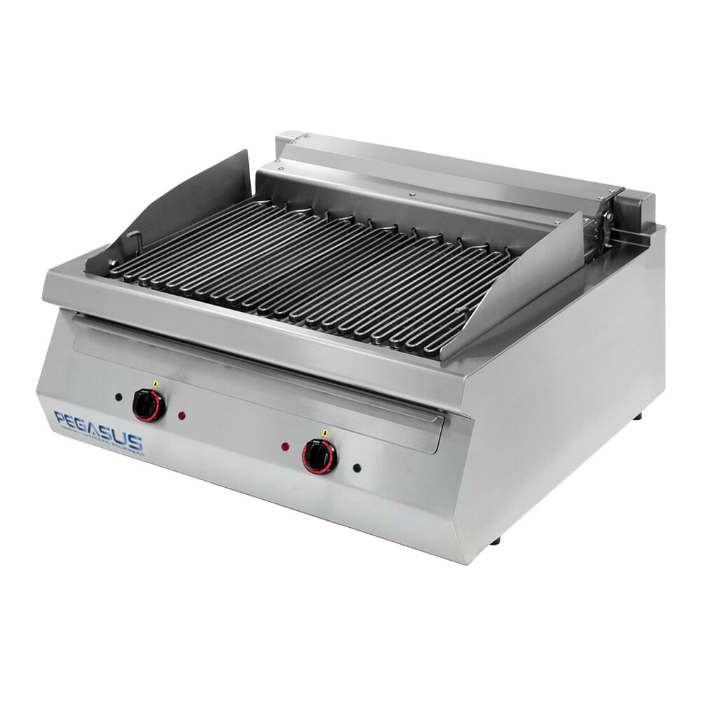 Pegasus CB-48E 48" Direct-Contact Electric Countertop Charbroiler - 208V, 3 Phase, 13.75 kW