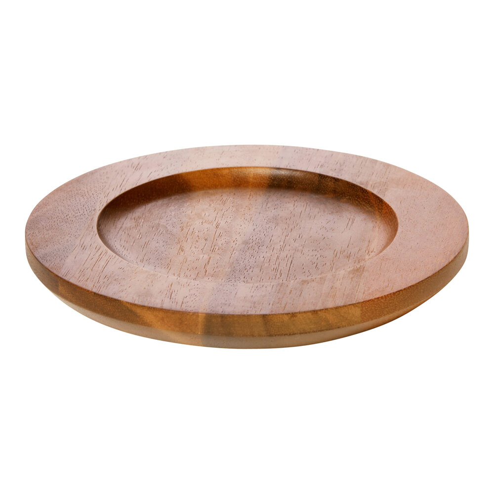 GET Heiss 7 7/8" Round Wooden Underliner
