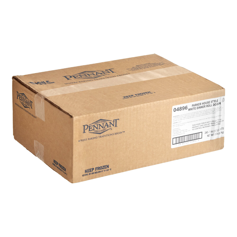 Pennant Parker House Style White Dinner Roll 1 oz. - 240/Case
