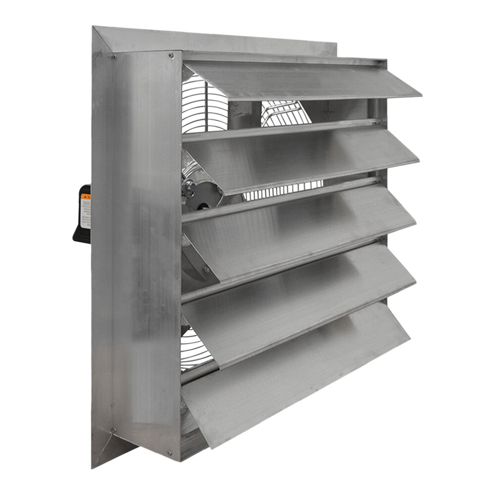 Canarm 20" 2-Speed Shutter-Mounted Exhaust Fan AX20-3 - 3,640 CFM, 1 ...