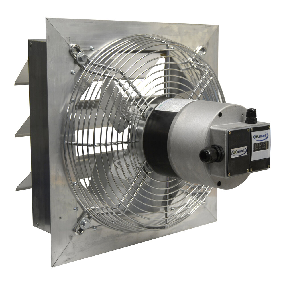 Canarm 10" Variable Speed Shutter-Mounted Exhaust Fan with EC Motor ...