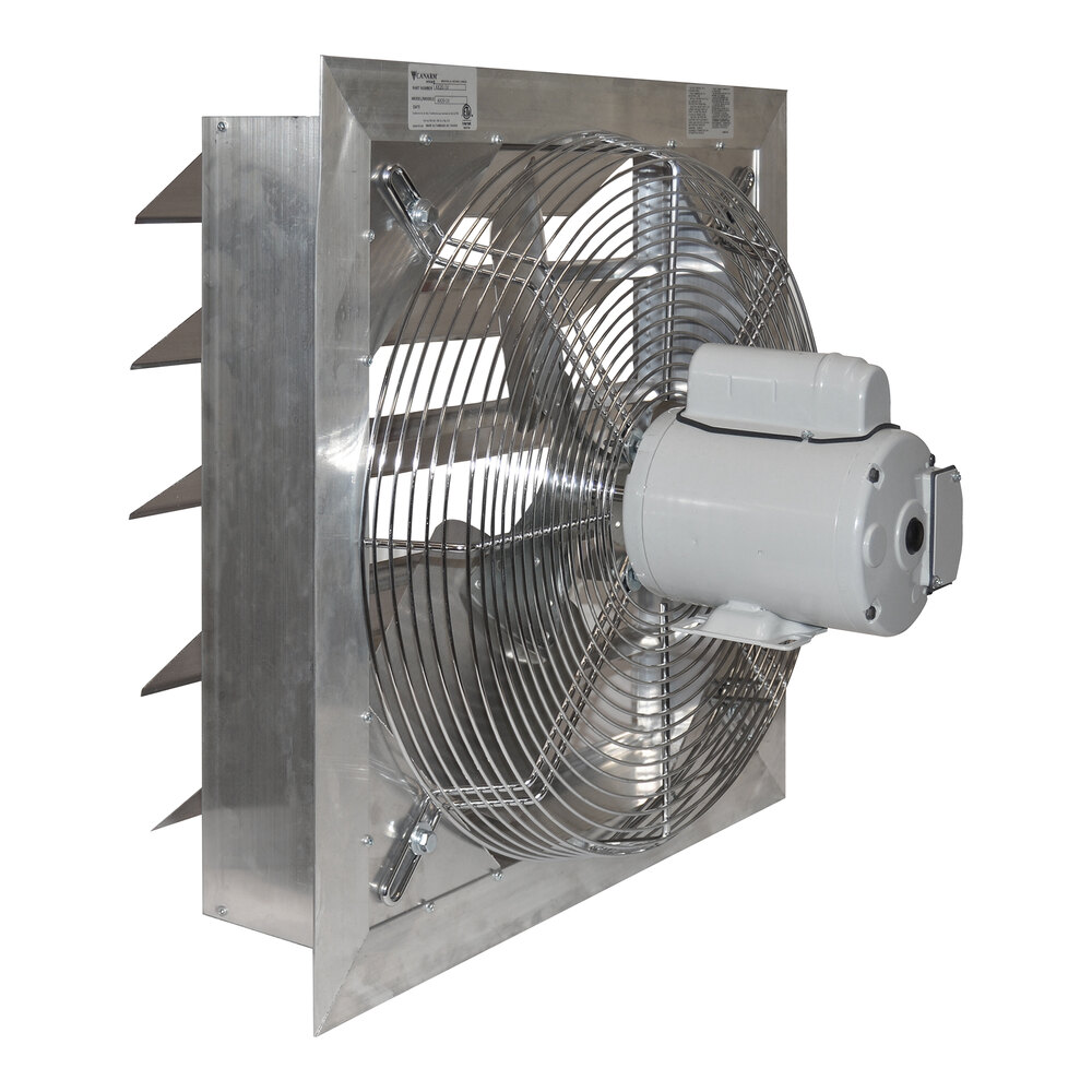 Canarm 20" Variable Speed Shutter-Mounted Exhaust Fan AX20-1V - 3,620 ...