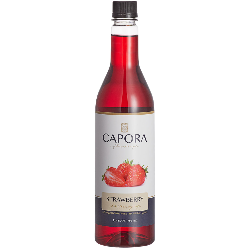 Capora Strawberry Flavoring Syrup 750 mL