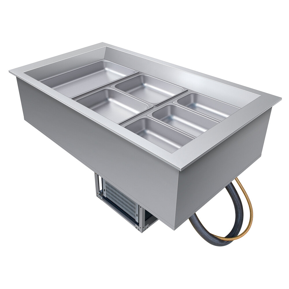 Hatco CWBP-3 Three Pan Drop-In Refrigerated Cold Food Well with Drain ...