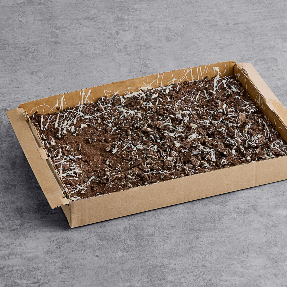 David's Cookies Pre-Cut Oreo Brownie 4 oz. - 48/Case