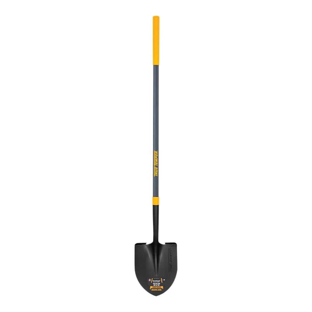 True Temper 9" Forged Round Point Shovel with Comfort Step, 47 ...