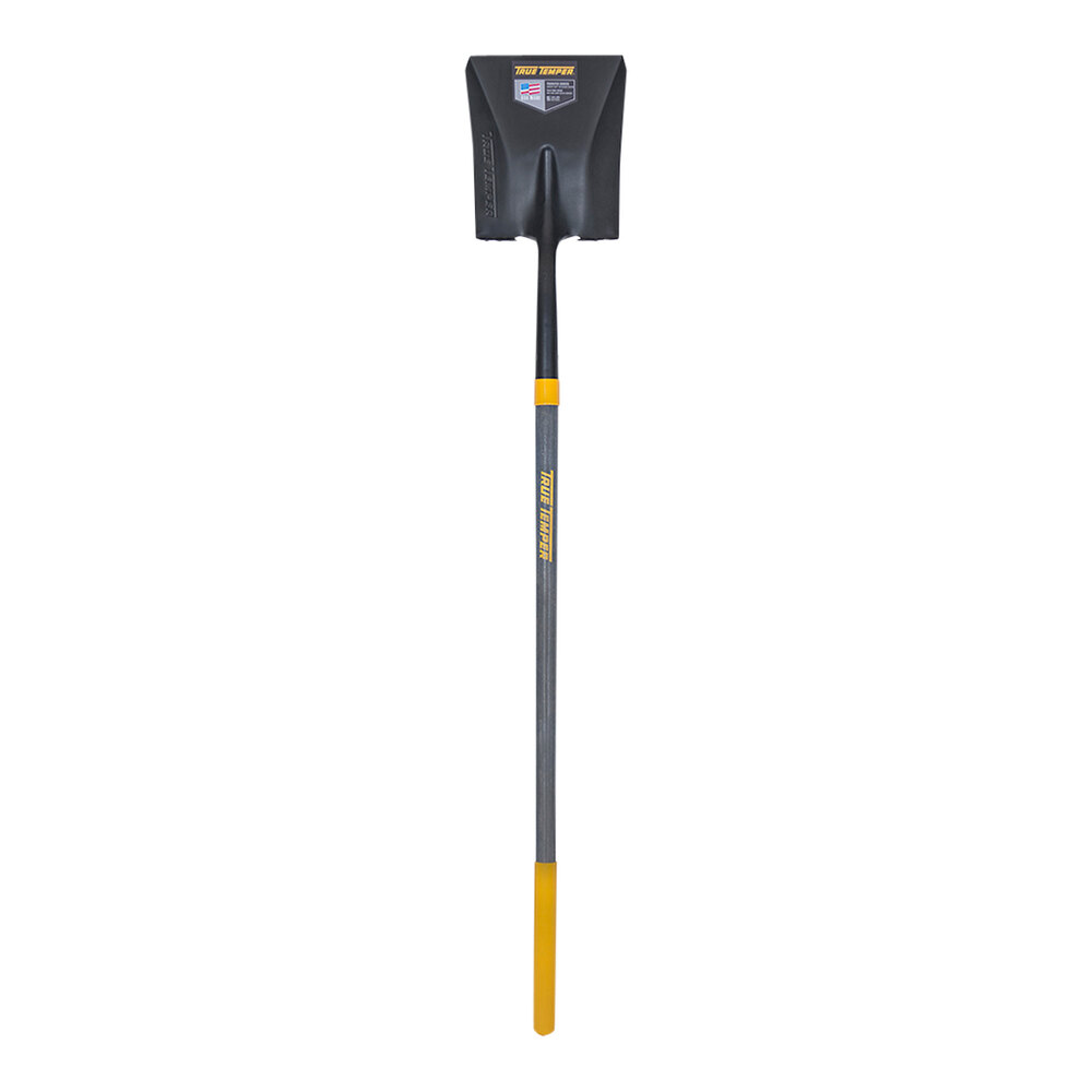 True Temper 9 5/8" Forged Square Point Shovel with Comfort Step, 45 ...
