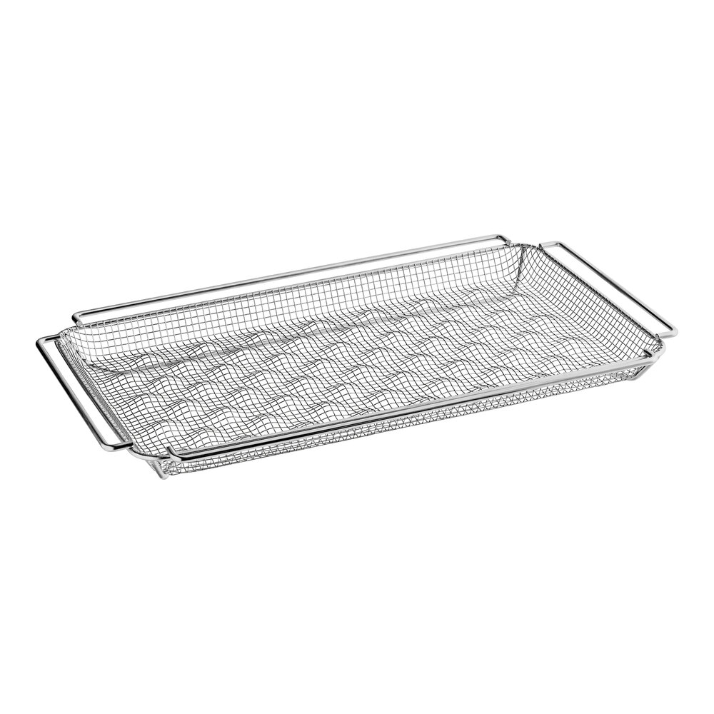 20 7/8" x 12 13/16" Wire Fry Basket for Half-Size Combi Ovens