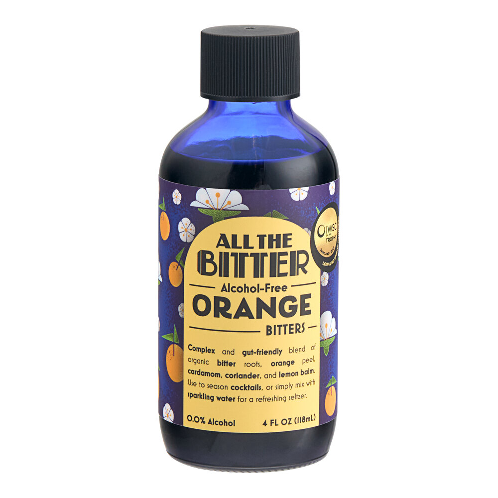 All The Bitter Non-Alcoholic Orange Bitters 4 fl. oz. - 12/Case