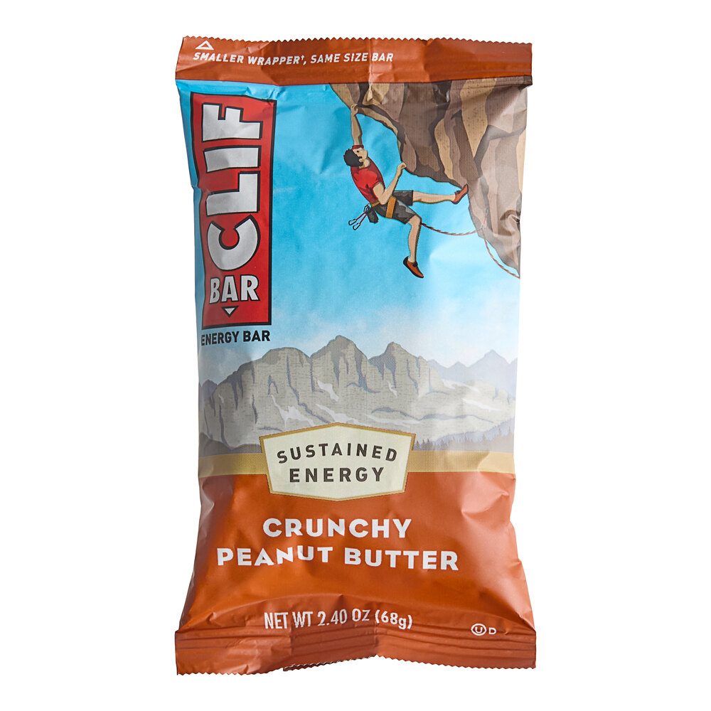 Clif Bar Crunchy Peanut Butter Energy Bar 2.4 oz. - 12/Box