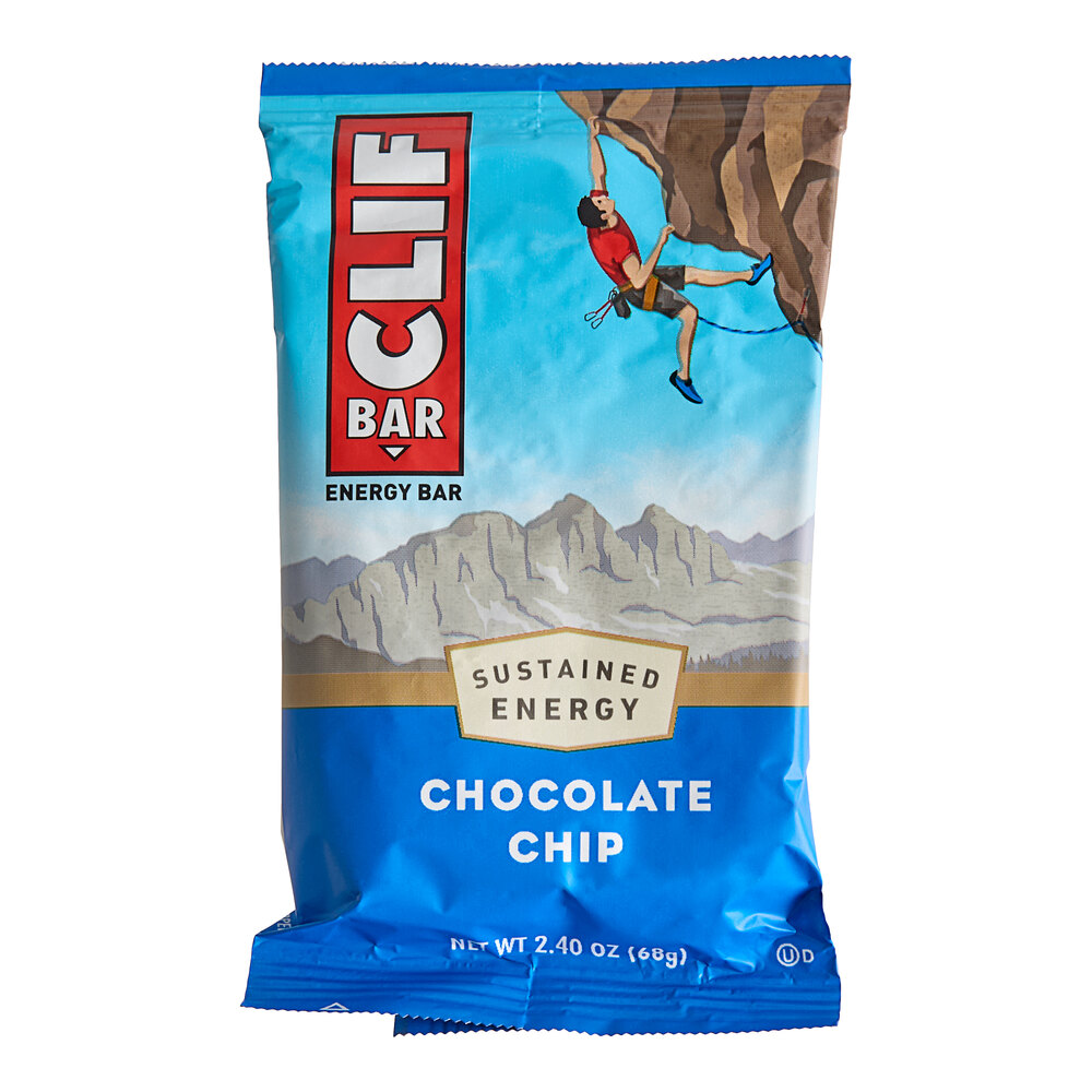 Clif Bar Chocolate Chip Energy Bar 2.4 oz. - 12/Box