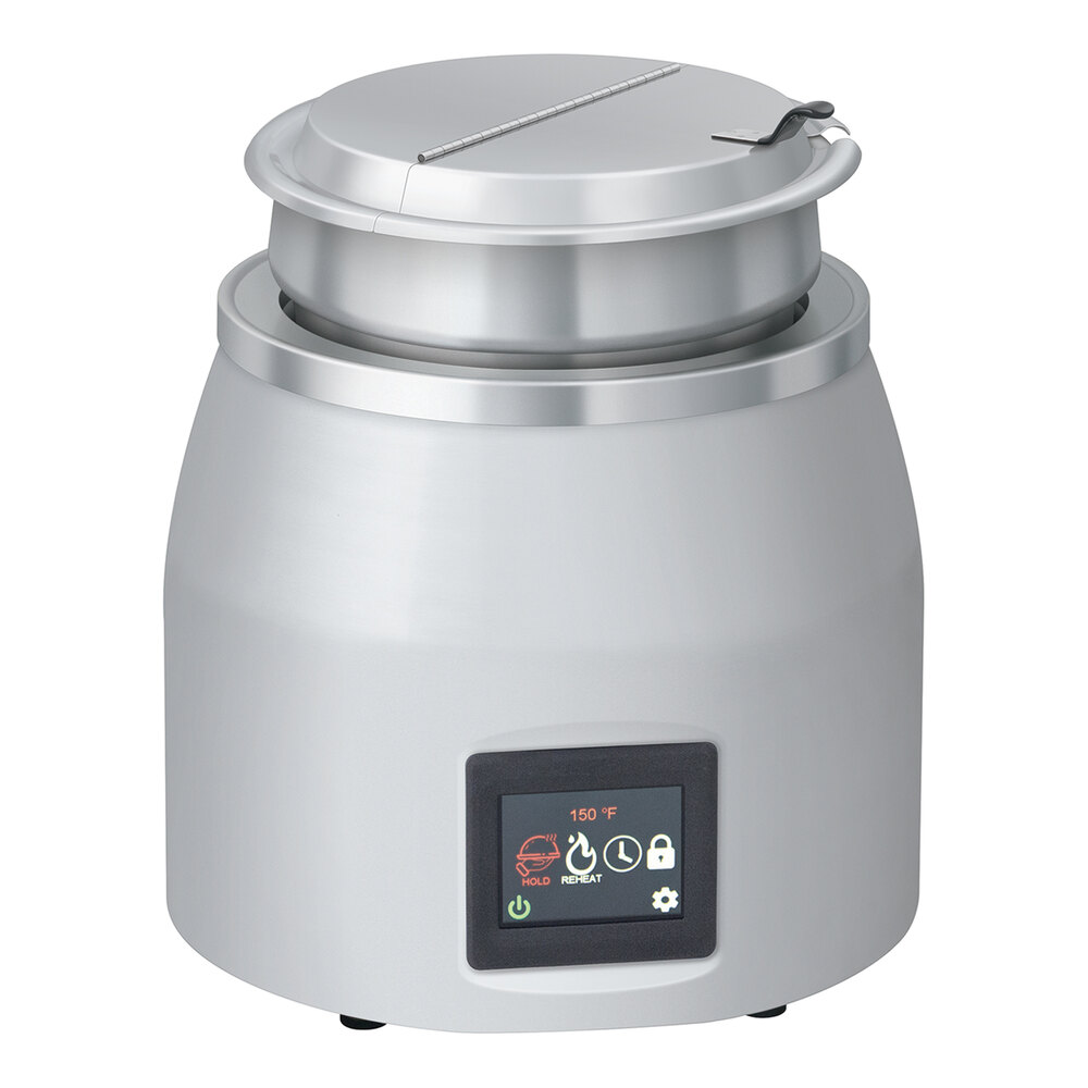 Hatco SWC7QTC515 7 Qt. Clear Anodized Stainless Steel Countertop Dry ...
