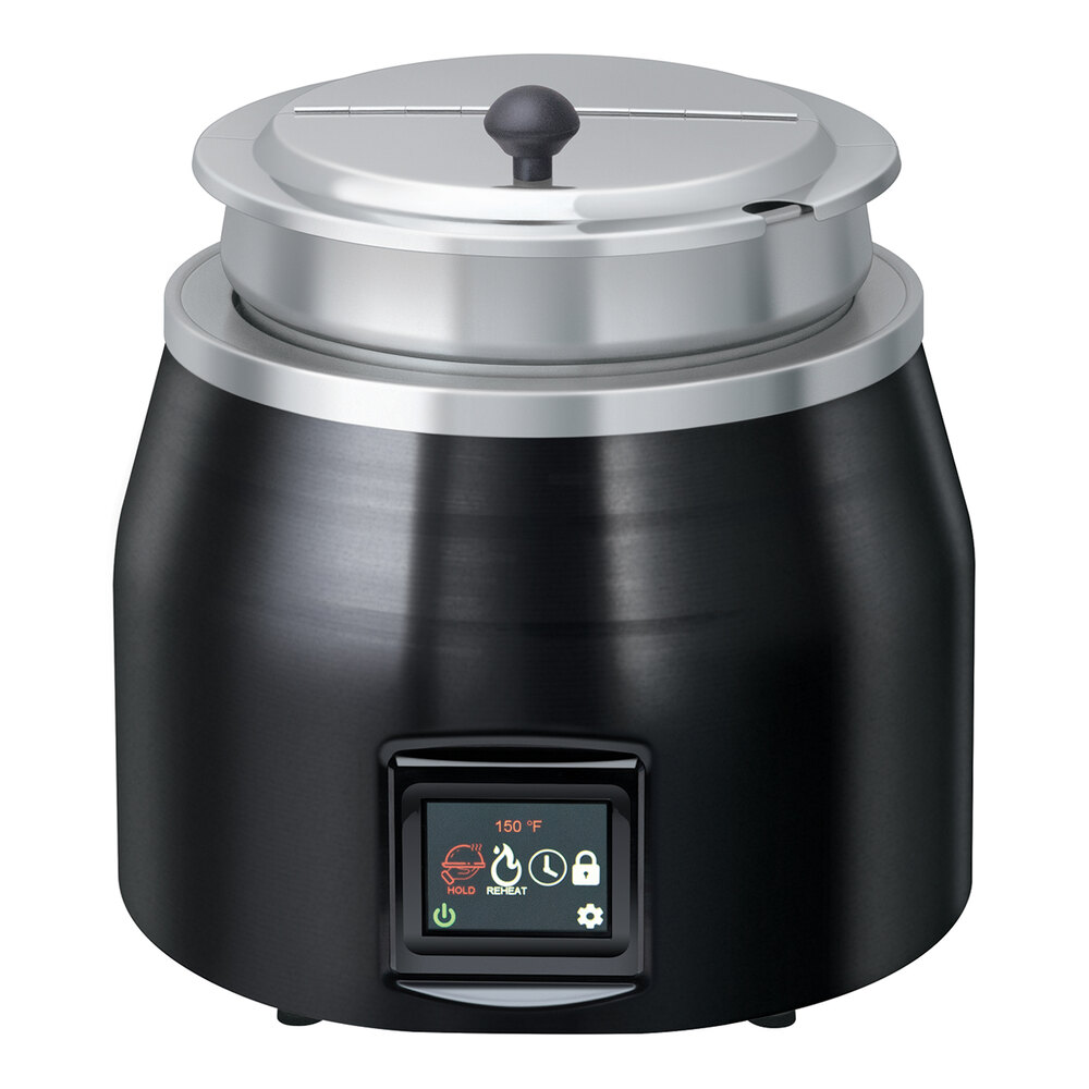 Hatco SWC11QTBB515 11 Qt. Bold Black Stainless Steel Countertop Dry ...