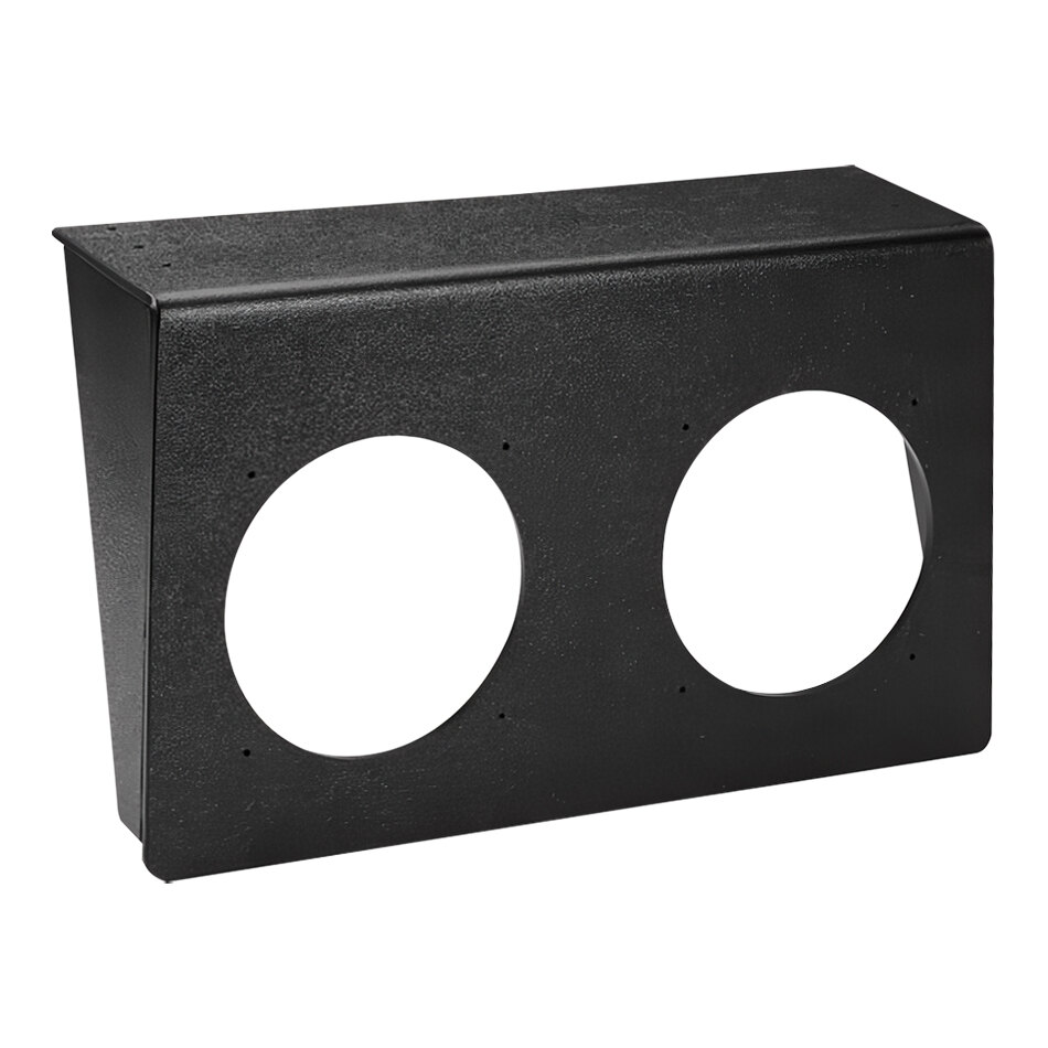 Dispense-Rite UCMB-2BT Black Polystyrene Surface-Mount Undercounter ...