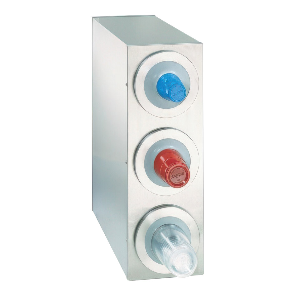 Dispense-Rite 24 1/2" Stainless Steel Countertop One-Size-Fits-All 3 ...