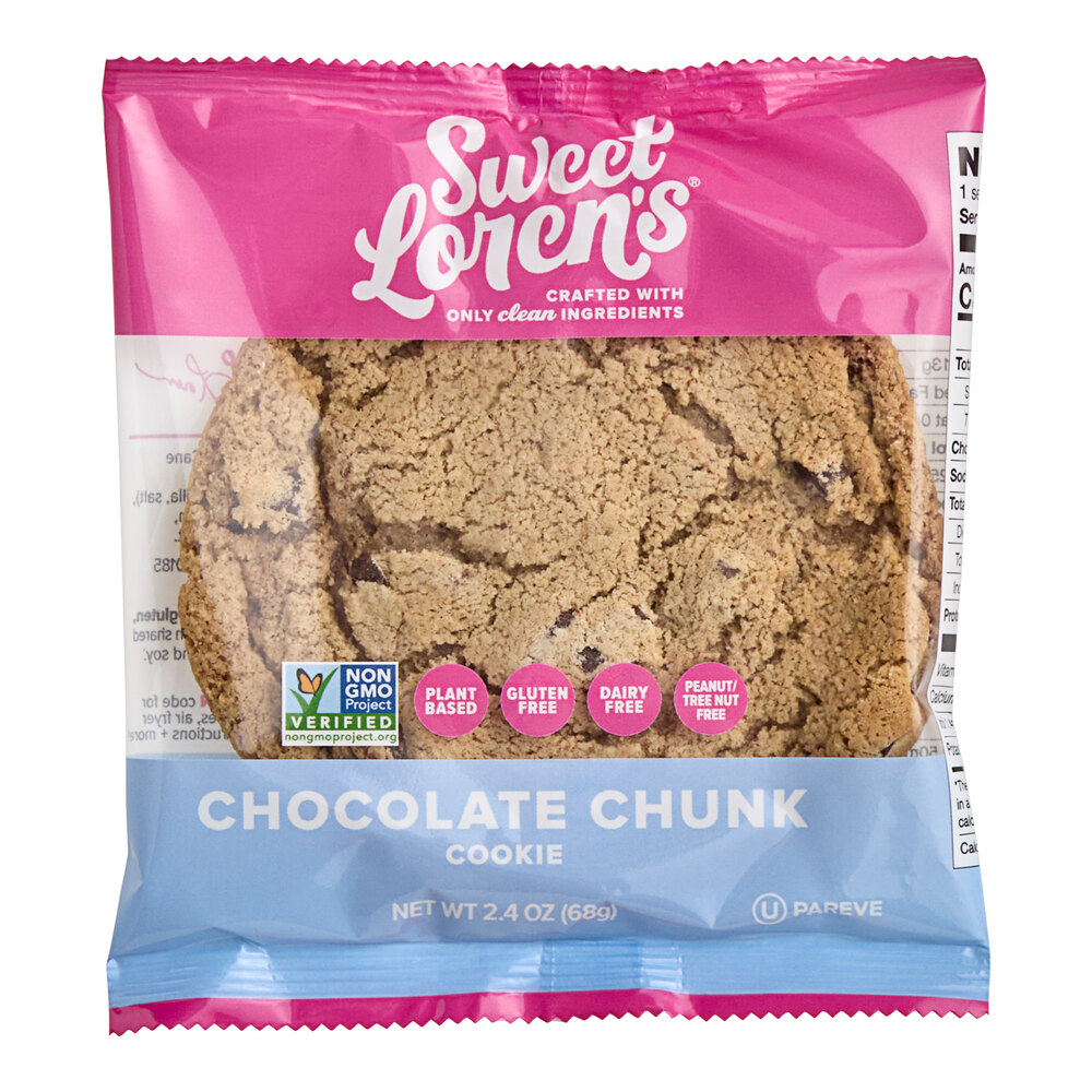 Sweet Loren's Gluten-Free Individually Wrapped Chocolate Chunk Cookie 2 ...