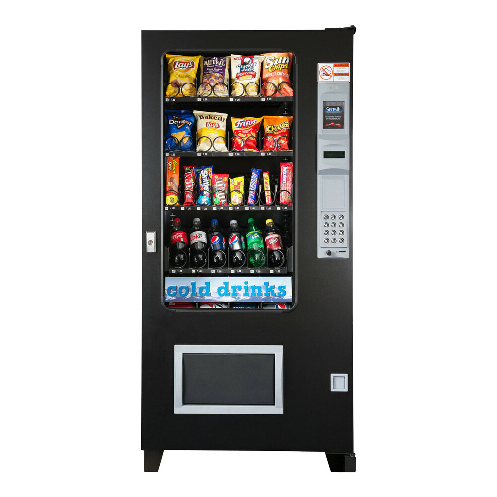 AMS LTF 2-1-1-SSCD 26-Selection Refrigerated Snack and Beverage Vending ...