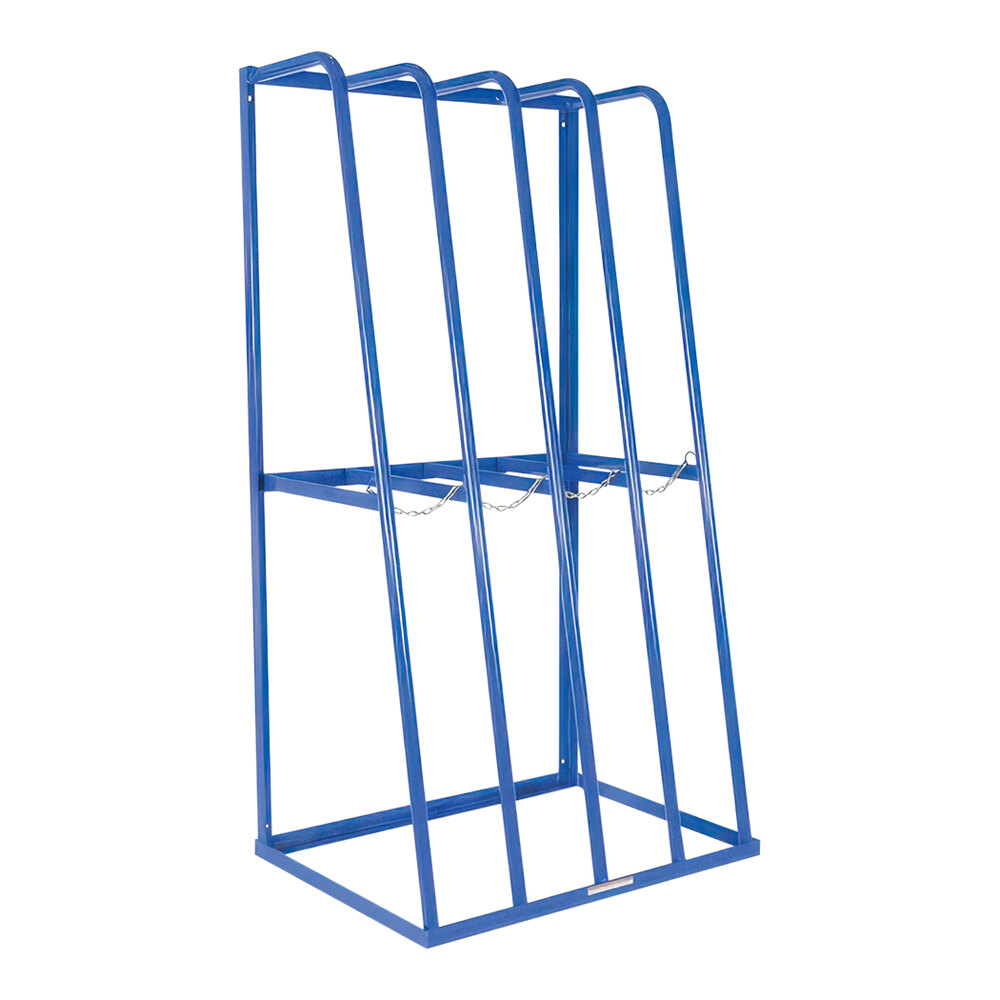Vestil 36" x 48 1/2" x 92" 4-Bay Steel Storage Rack with Security ...