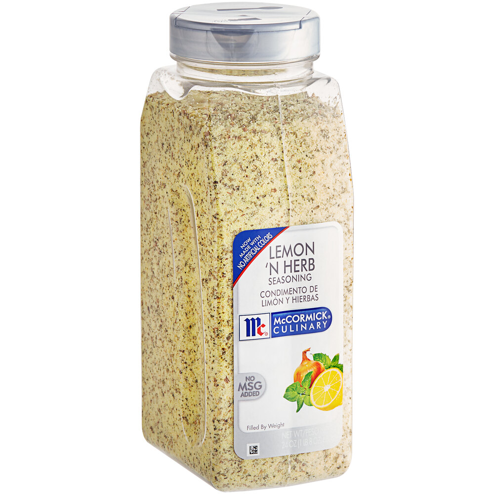 McCormick Culinary Lemon 'N Herb Seasoning 24 oz. - 6/Case