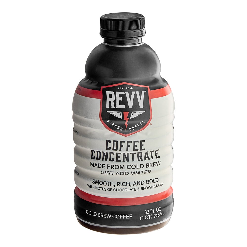 REVV® Cold Coffee 6:1 Concentrate 32 fl. oz. - 6/Case