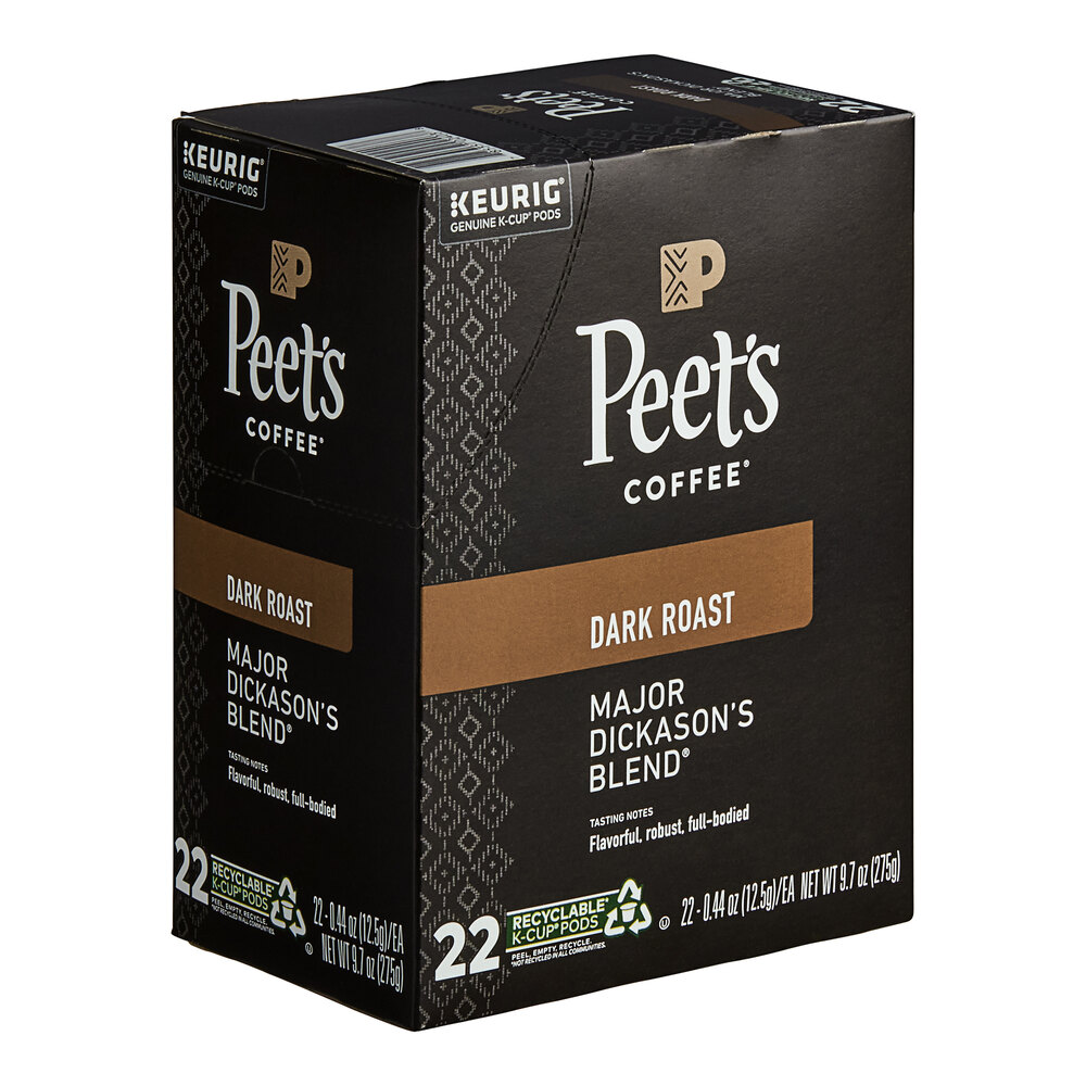 Peet's Coffee Major Dickason's Blend Single Serve Keurig® K-Cup® Pods ...