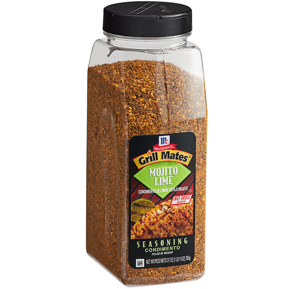 McCormick Grill Mates 27 oz. Mojito Lime Seasoning - 6/Case