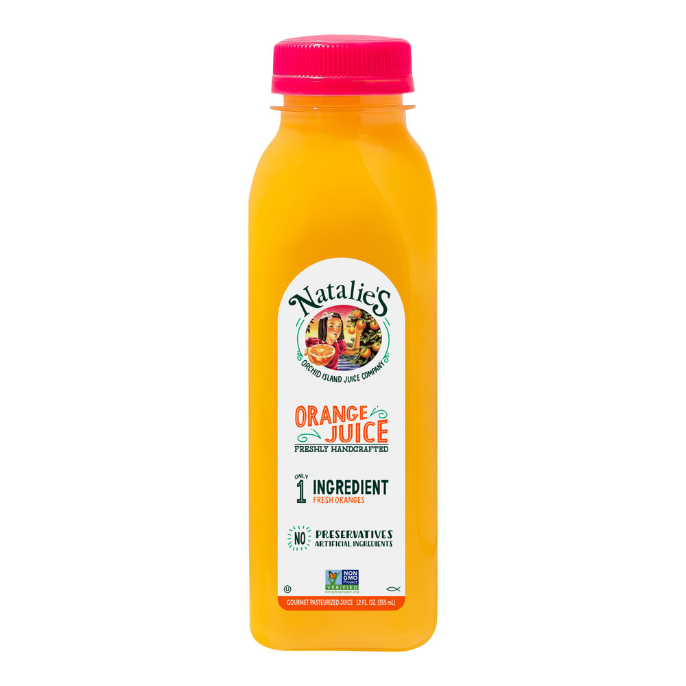 Natalie's Orange Juice 12 fl. oz. - 6/Case