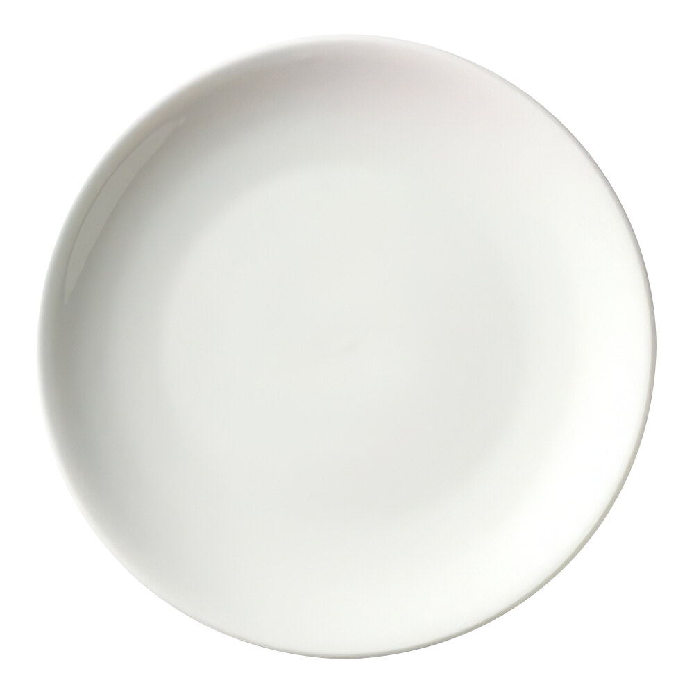 Libbey Porcelana 12 1/8" Round Bright White Porcelain Pizza Plate - 12/Case