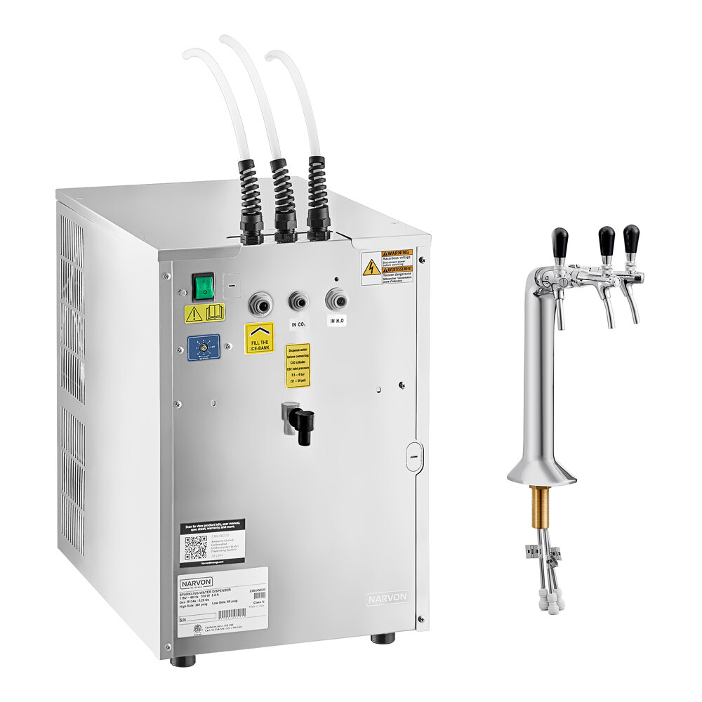 Narvon 20 GPH Undercounter Water Dispenser with Chilled, Ambient, and ...