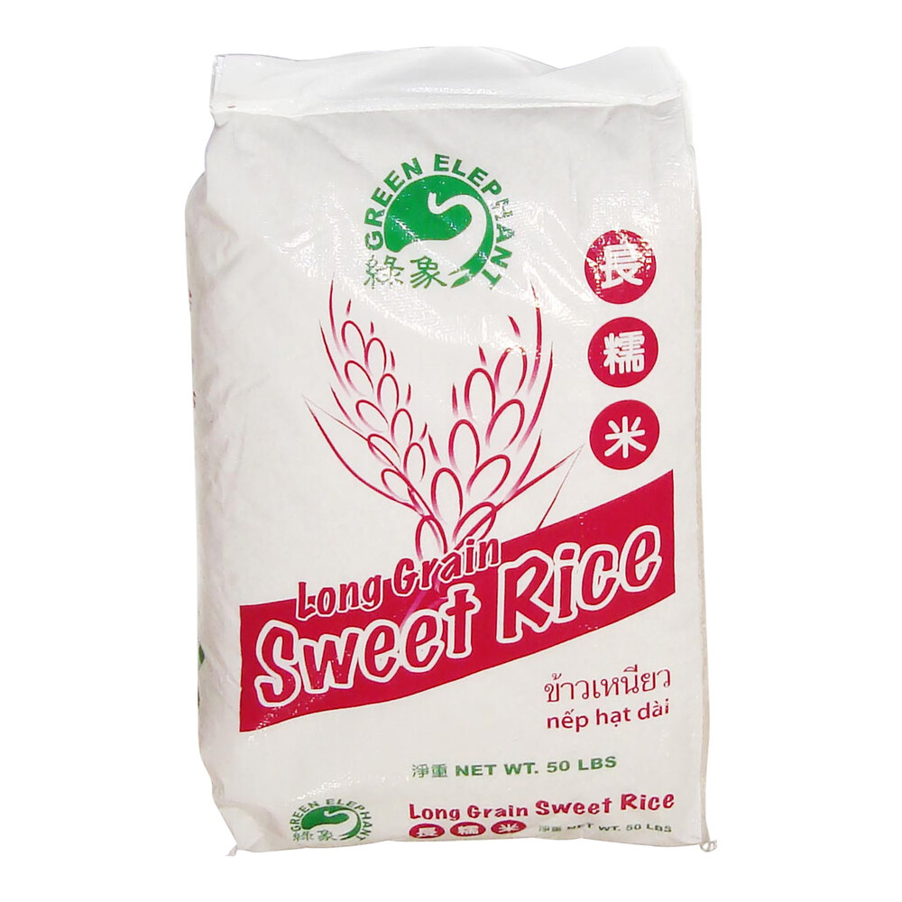 Green Elephant Long Grain Sweet Thai Rice 50 lb.