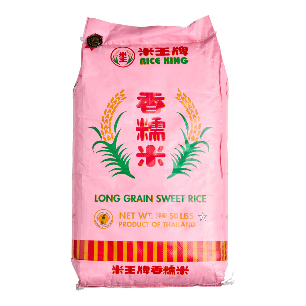 Rice King Long Grain Sweet Thai Rice 50 lb.