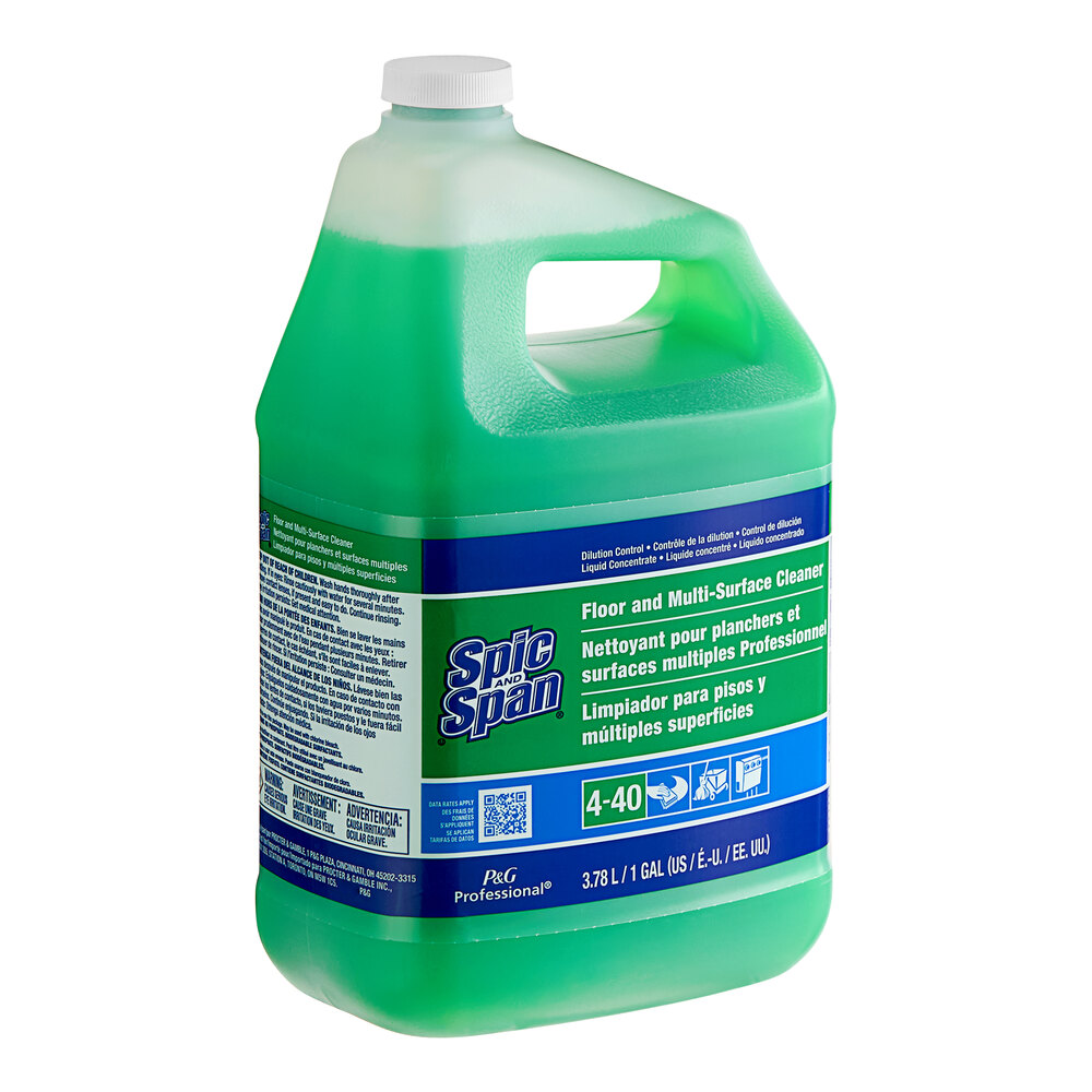 Spic and Span 31569 1 Gallon / 128 oz. Closed Loop Floor and Multi ...