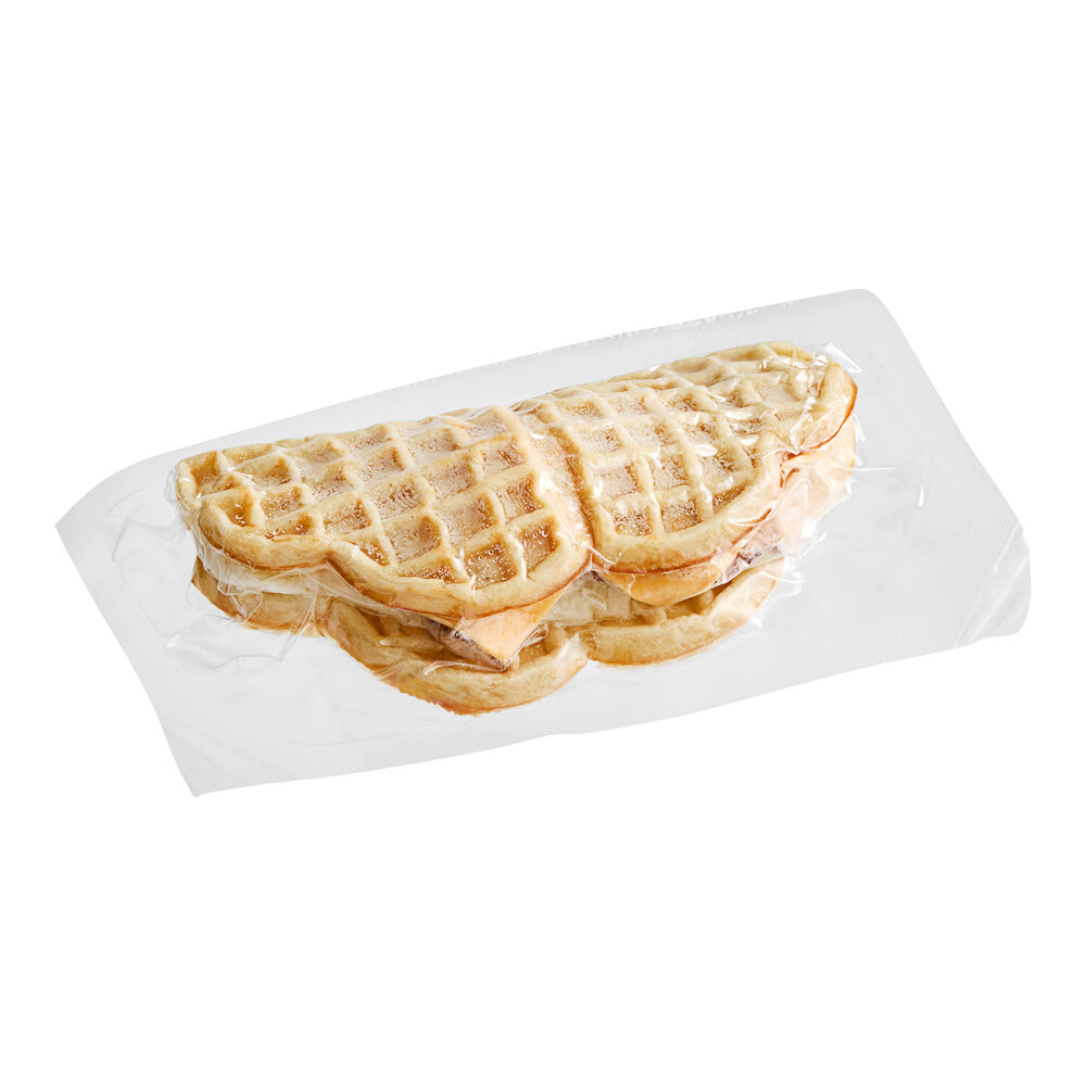Nordic Waffles Bacon Egg and Cheese Waffle Sandwich 5 oz. - 36/Case