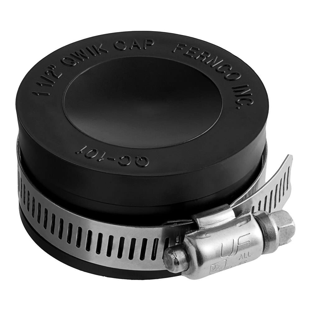 Fernco® Qwik Caps QC-101 1 1/2" Flexible PVC Pipe Cap