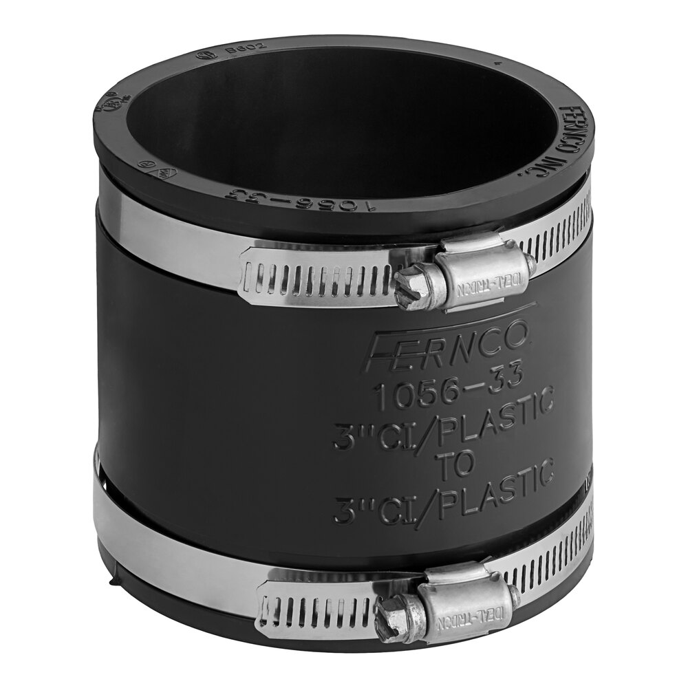 Fernco® 1056-33 3" x 3" Flexible PVC Coupling